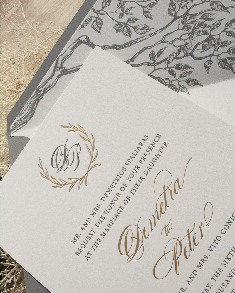 Invitation Printing 101 - Letterpress - Fat Cat Paperie | Custom ...